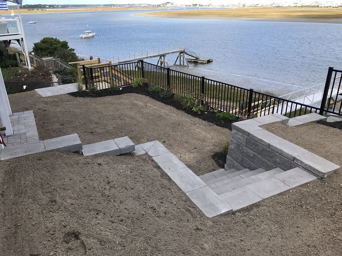 Stone Strong Retaining Wall Construction in Marshfield, MA
